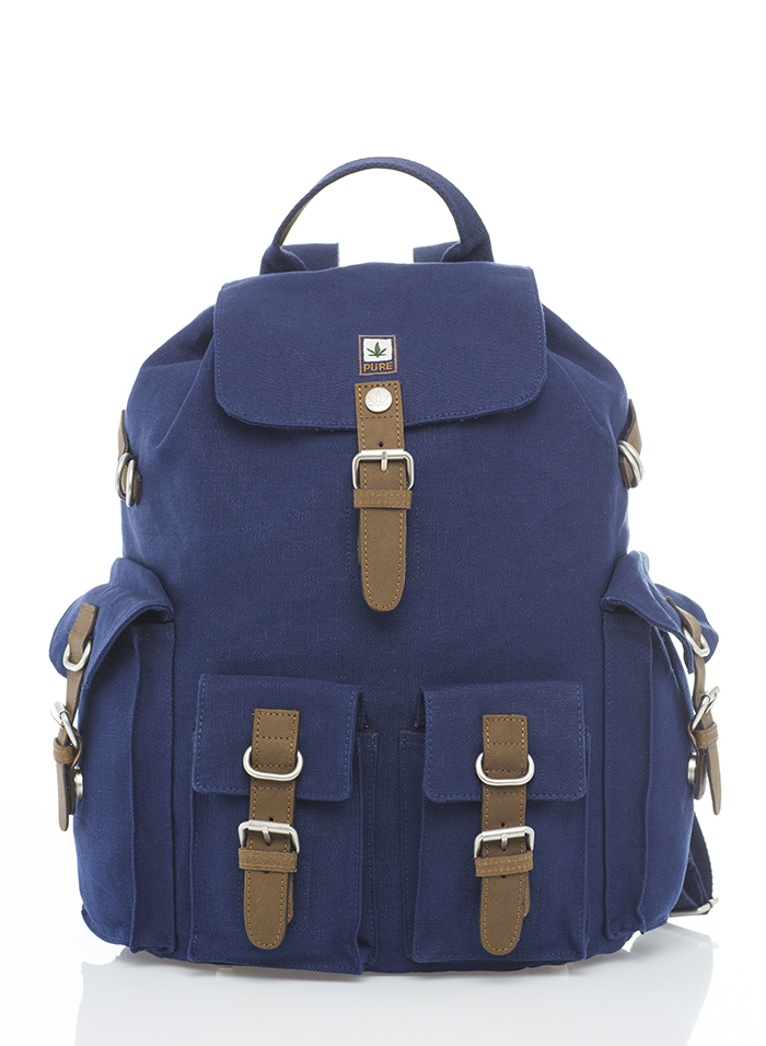 Pure Hanfrucksack XL mit 4 Vordertaschen online kaufen